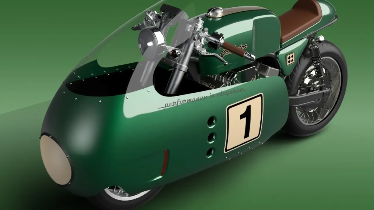 Compass Rose показала электрический мотоцикл Ciulator с карбоновым корпусом